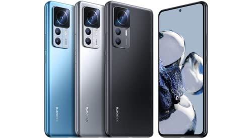 Xiaomi 12T 5G + 4G LTE (128GB+8GB) Unlocked Worldwide (Only T-Mobile/Metro/Mint USA Market) 108MP Pro Camera 6.67" 120Mhz + (w/Fast 51w Car Charger) (Blue (Global Version))