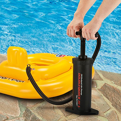 Intex Double Quick III S Hand Pump, 14.5", Black