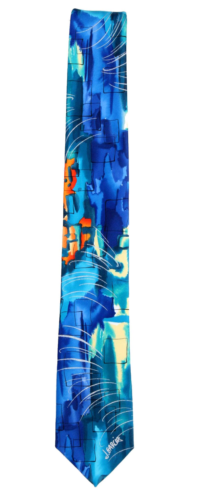 JG-8141 - Jerry Garcia Mens Fashion Designer Brand Necktie Ties