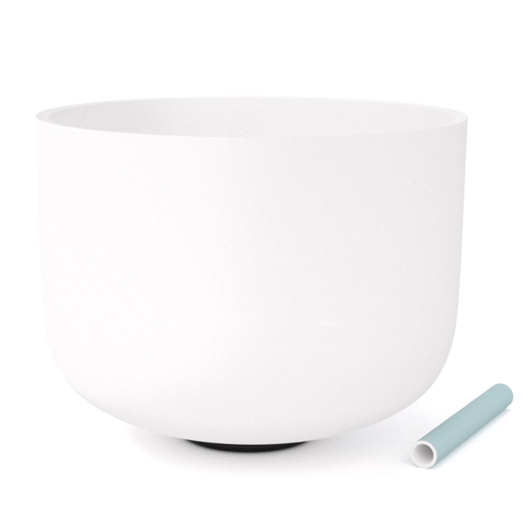 LSRT Crystal Singing Bowl, 8 Inch 440Hz Sound Bowl G Note Root Chakra Bowl, Crystal Bowl Sound Healing with O-Ring Mallet for Meditation Yoga