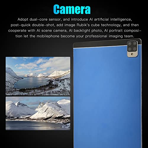 Kufoo 128GB Tablet, 10 Core CPU 6GB 128GB HD 100β240V 10.1 Inch Gaming Tablet (US Plug)