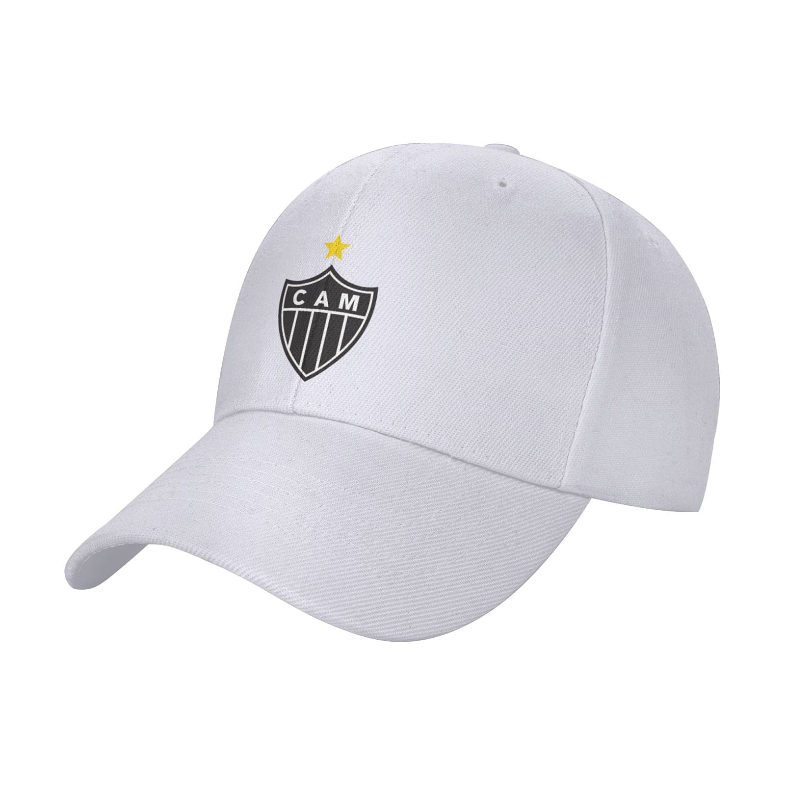 LUJA DLING Clube Soccer Atletico Mineiro 3D Printing Snapback Baseball Cap Casquette Dad Hat Gift for Men Women White