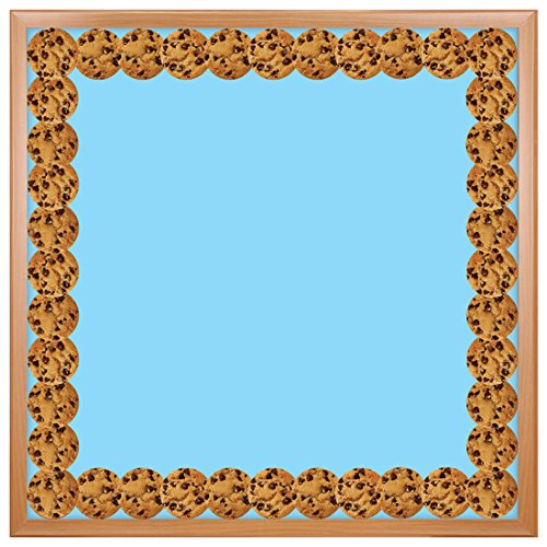 Hygloss Products Chocolate Chip Cookies Die-Cut Bulletin Board Border β Classroom Decoration β 3 x 36 Inch, 12 Pack