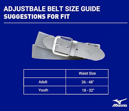 Mizuno Classic Elastic Baseball/Softball Belt , Adult One Size Fits All, Shocking Pink