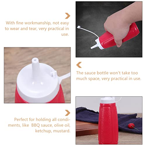 Luxshiny Bottle Dispenser Condiment Squeeze Bottle Squirt Bottle: Empty Refillable Sauce Bottles Dispenser for Paint Ketchup Mustard Oil Sauces Resin Cake Decorating Oil Bottle Dispenser