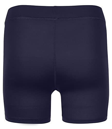 Mizuno Girls' Vortex V2 Volleyball Short, Navy, Large