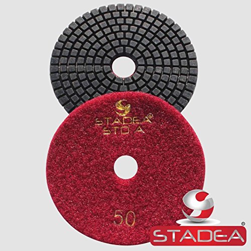 STADEA Grit 30 6" Diamond Polishing Pads Premium Grade Wet Flexible 2.2 MM High