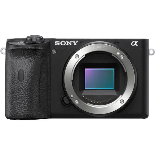 Sony a6600 Mirrorless Camera (ILCE6600/B) E PZ 16-50mm f/3.5-5.6 OSS Lens+Case+128 GIG Memory Cards+TTL Flash+Tripod(17PC) Bundle