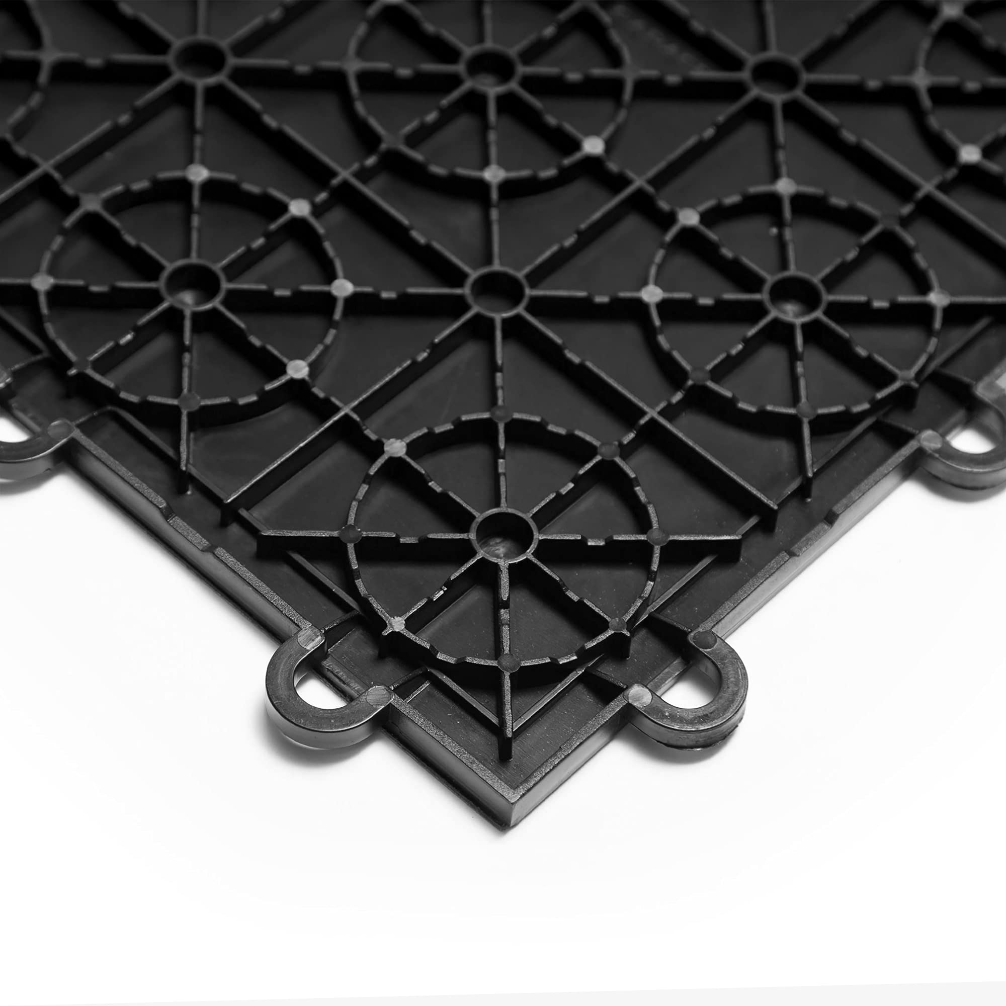 IncStores 3/8" Thick Snap Together Dance Flooring Tiles | 12βx12β Printed Vinyl Dance Floor Tiles for Practice & Performance | Beachwood | 52 Tile Pack