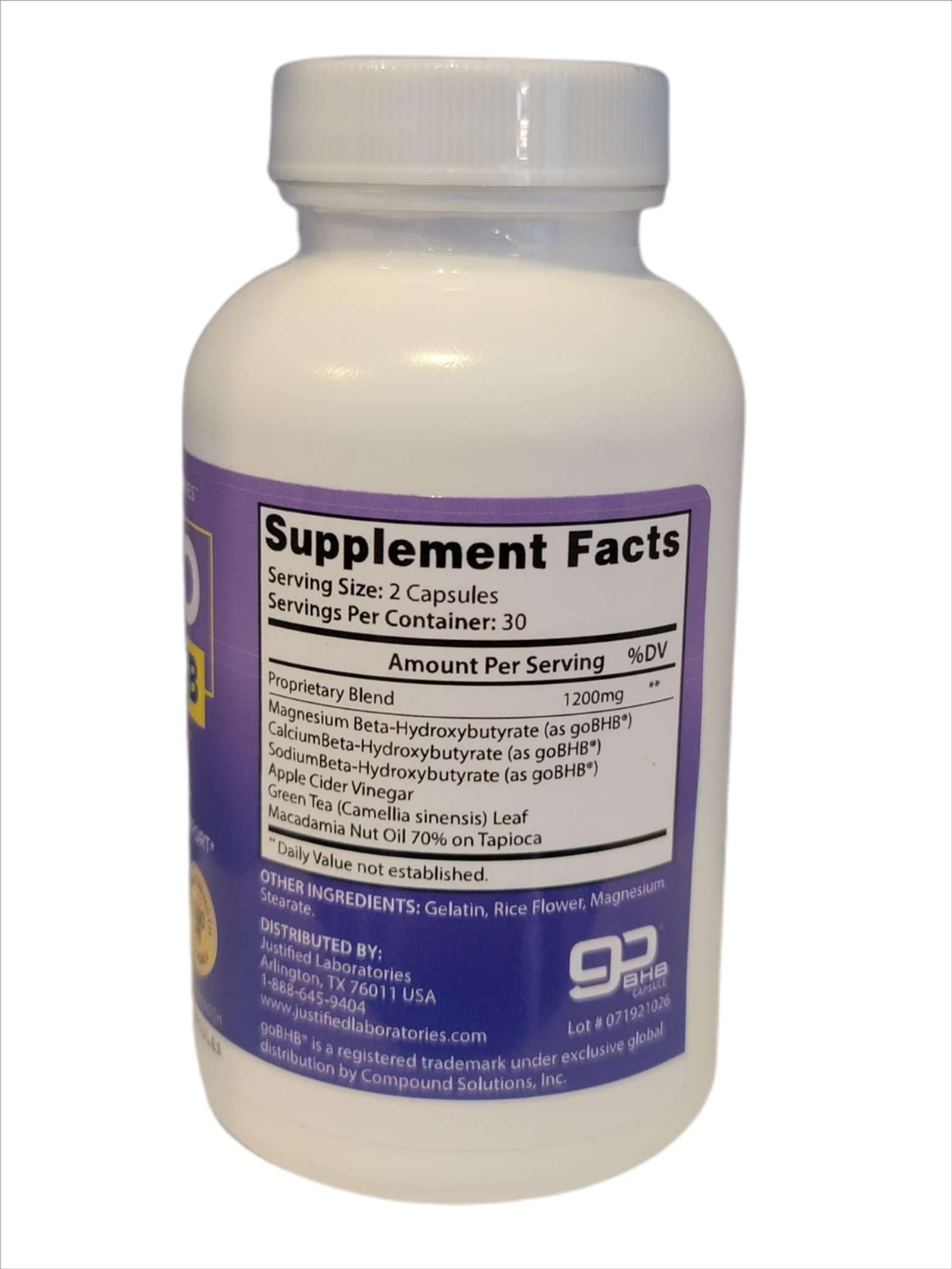 Keto Pure BHB Max1200mg Pills Ketogenic Supplement Includes goBHB Exogenous Ketones Apple Cider Vinegar Macadamia Nut Oil and Green Tea Advanced Ketosis Support for Men Women 60 Capsules
