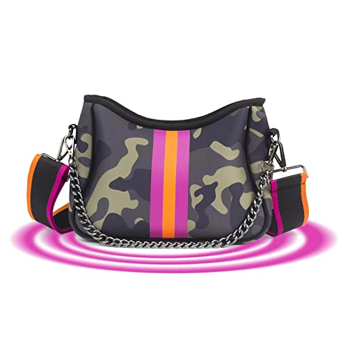 IBEE Women Neoprene Crossbody Bag to fit Phone,Water Cup,Cosmetics,Umbrella for Working,Weekend trips,Date