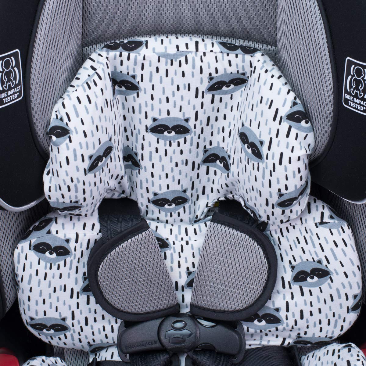 JANABEBE Cover Liner Compatible with Reducer Graco 4Ever Raccoon