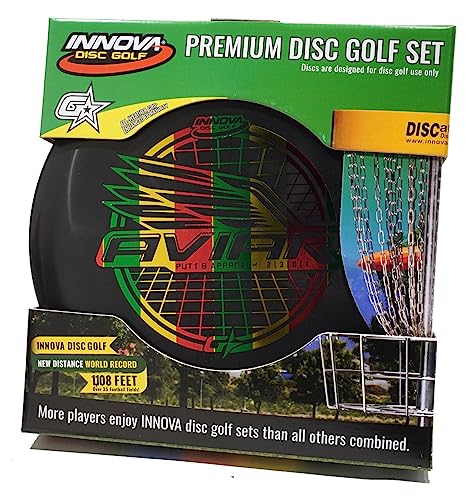 Innova Disc Golf - 3 Disc Set: Driver, Mid-Range, Putter - GStar Plastic | Excellent Grip - Super Durable