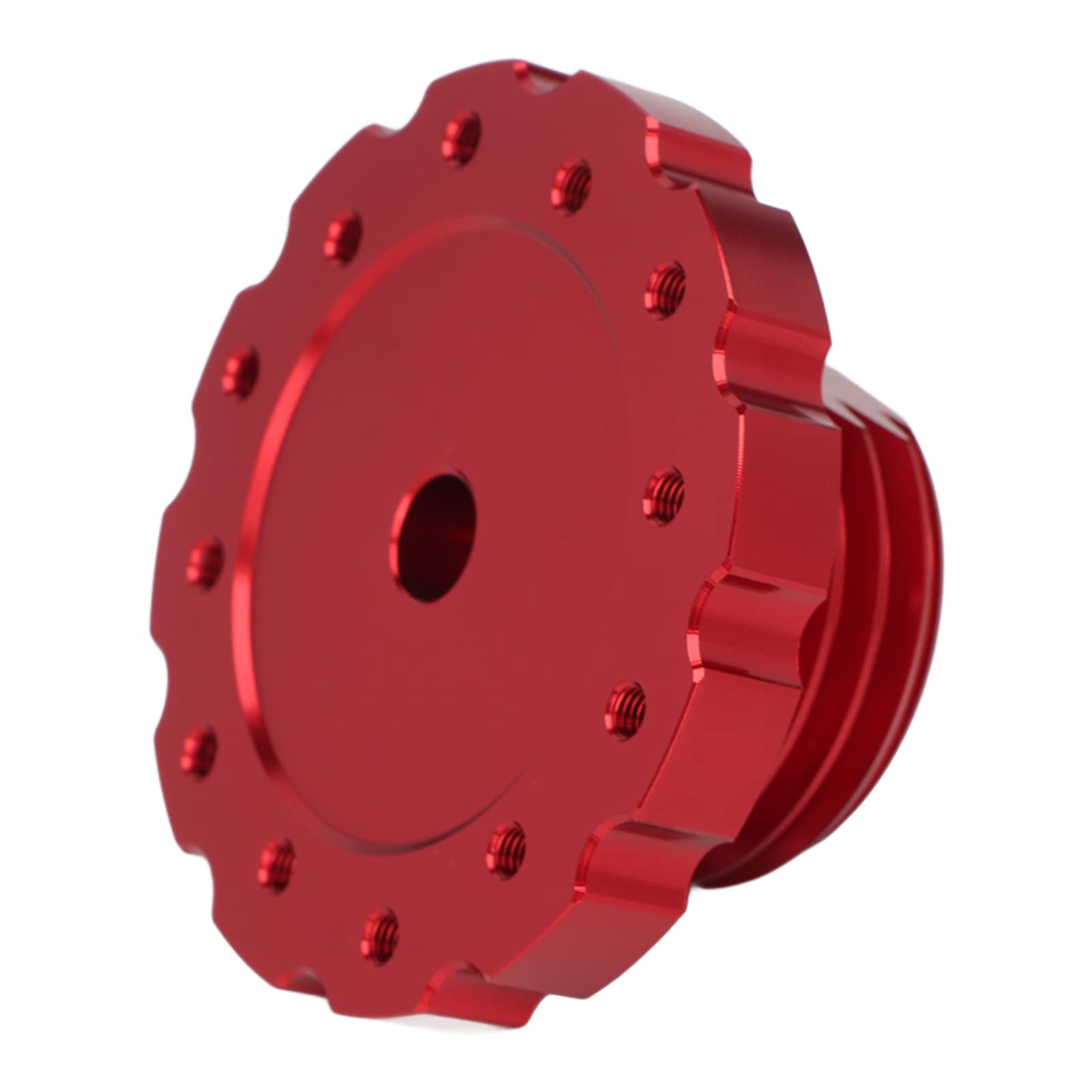Racing Car Gaming Steering Wheel Adapter, High Accuracy Sim Racing Professional Gaming Steering Wheel Adapter, Machined for Game Accessories (Red)