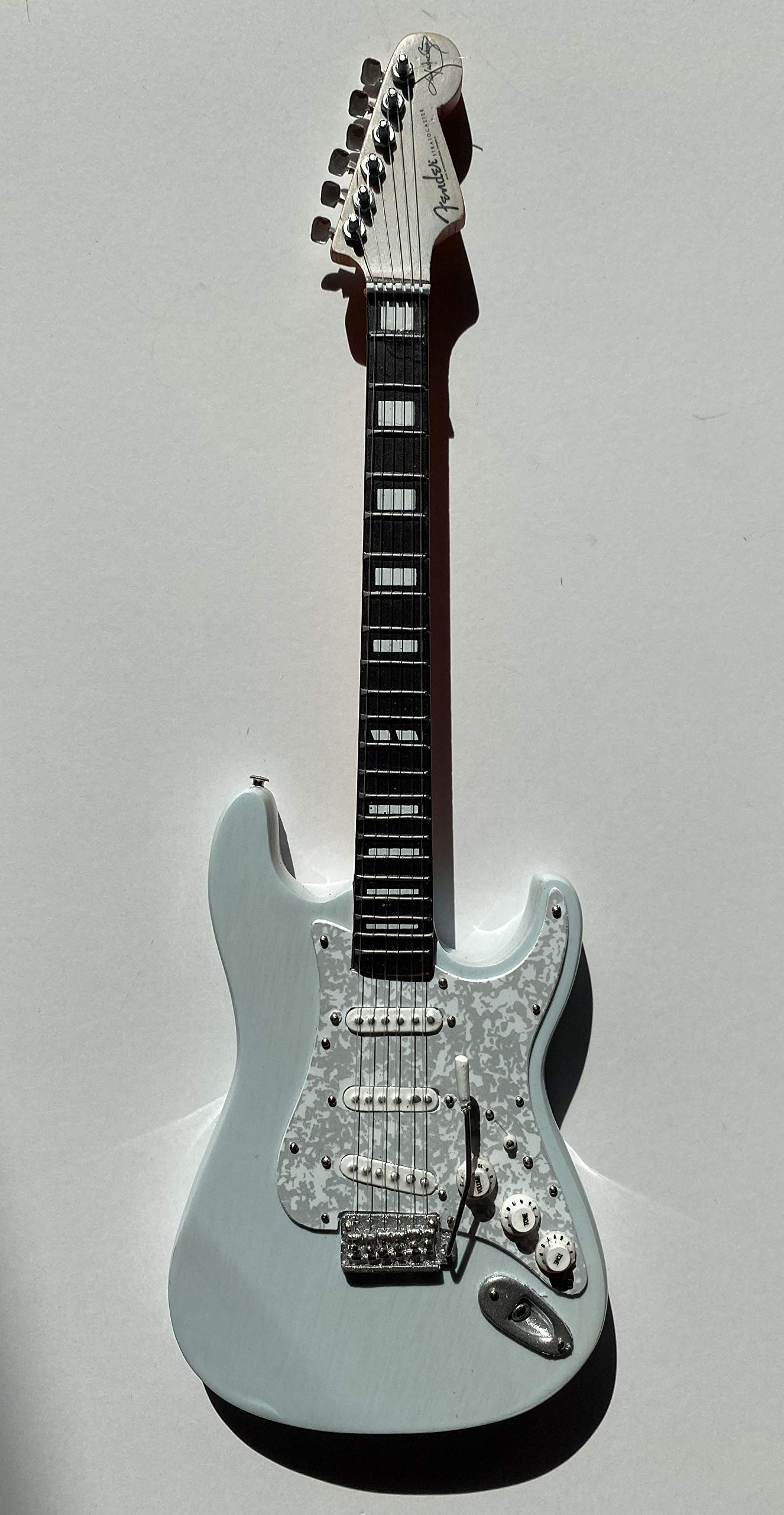 Kenny Wayne Shepherd Fender Stratocaster Faded Sonic Blue Mini Guitar Replica 1:4 Scale Model