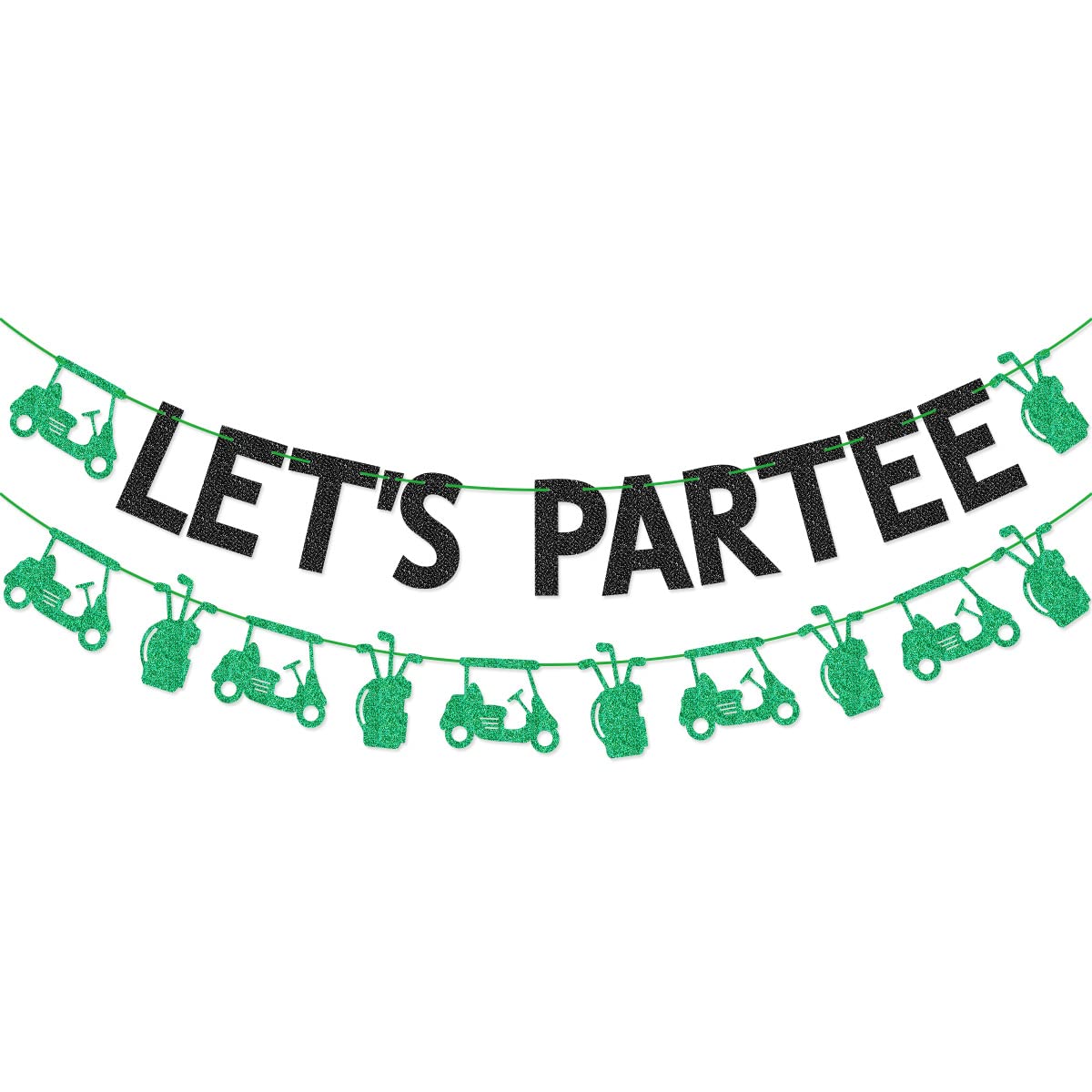 Let's Partee Golf Themed Banner for Golf Party Golf Birthday Party Decorations