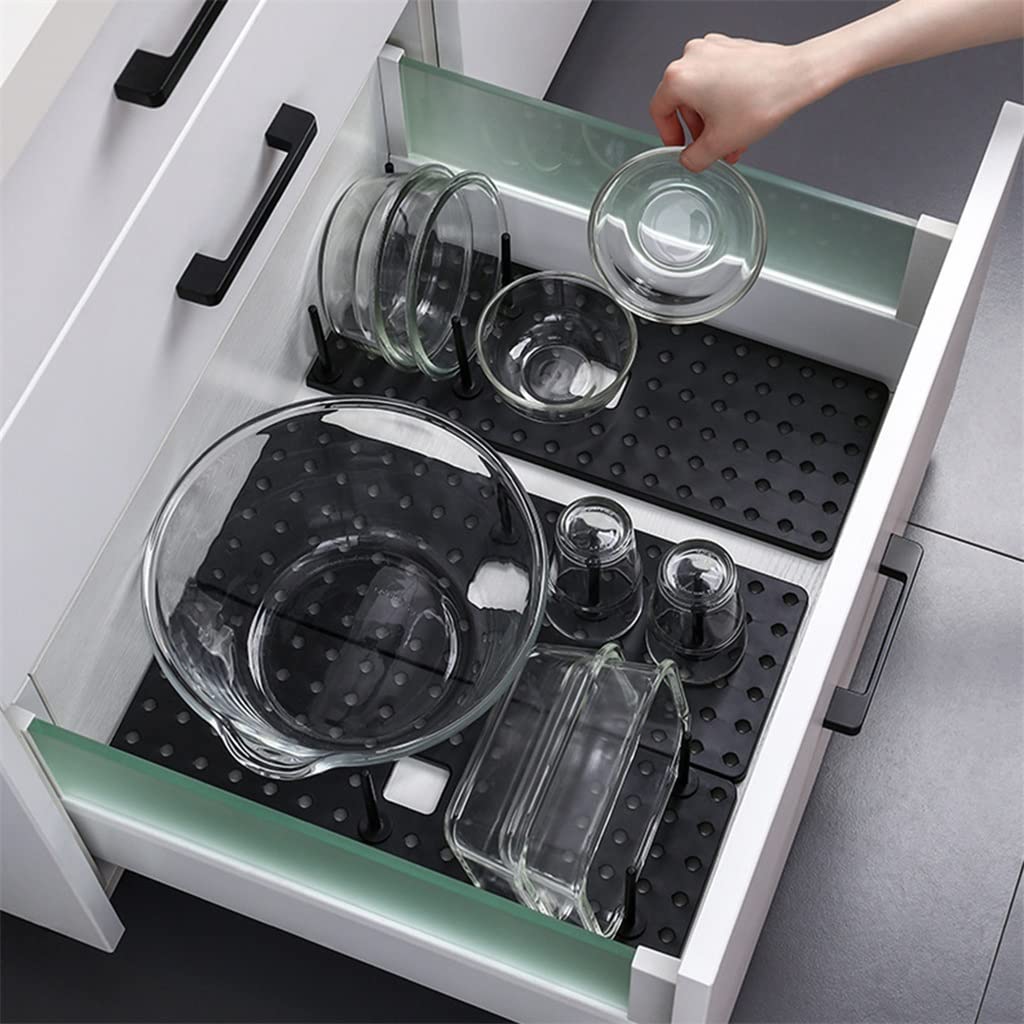 IULJH Kitchen Organizer Pot Lid Rack Stainless Steel Spoon Holder Pot Lid Shelf Cooking Dish Rack Pan Cover Stand Kitchen Accessories