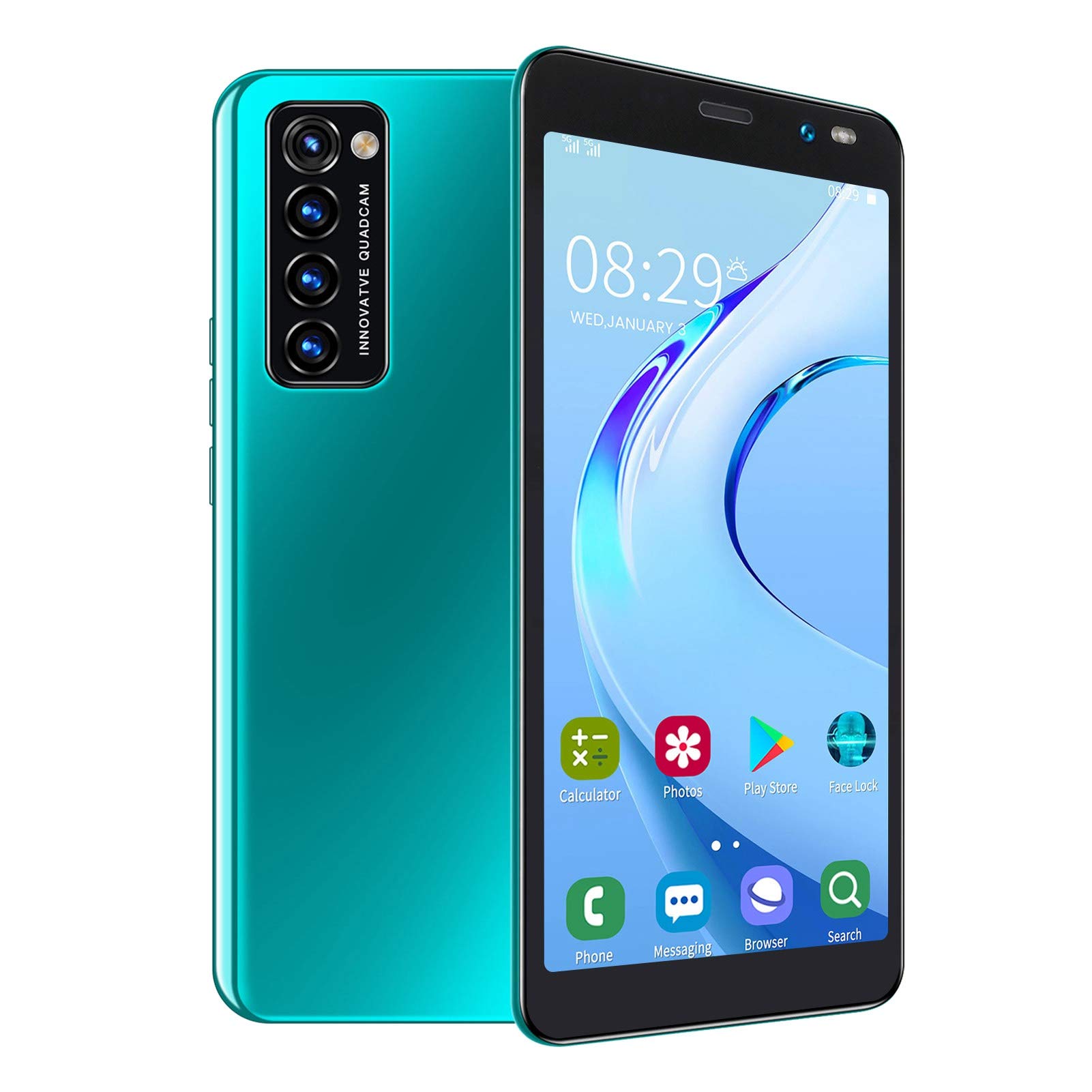 LANDVO Rino4 Pro 5.45 Inch Face Unlock Dual Card Dual Standby Smartphone 512MB + 4GB (Green)