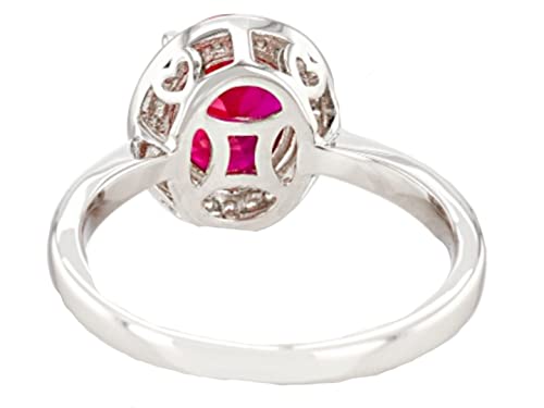 Natural Ruby Sterling Silver Womens ring, christmas, 925 Silver Ring AJA-114