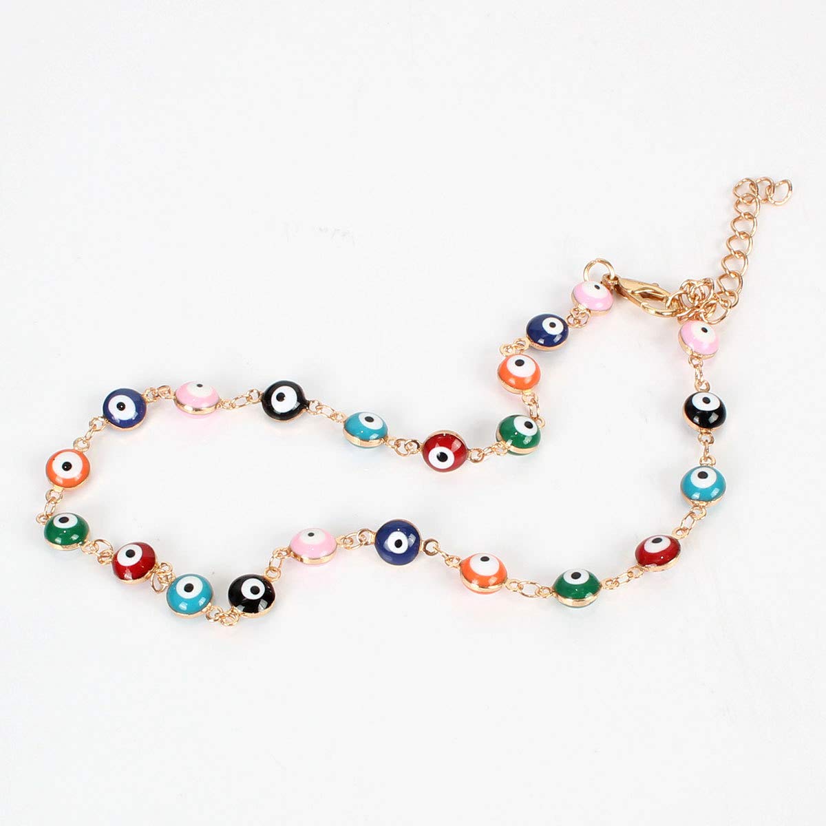 Kercisbeauty Evil Eyes Choker for Women Gold Necklace for Party Gift Her Jewelry