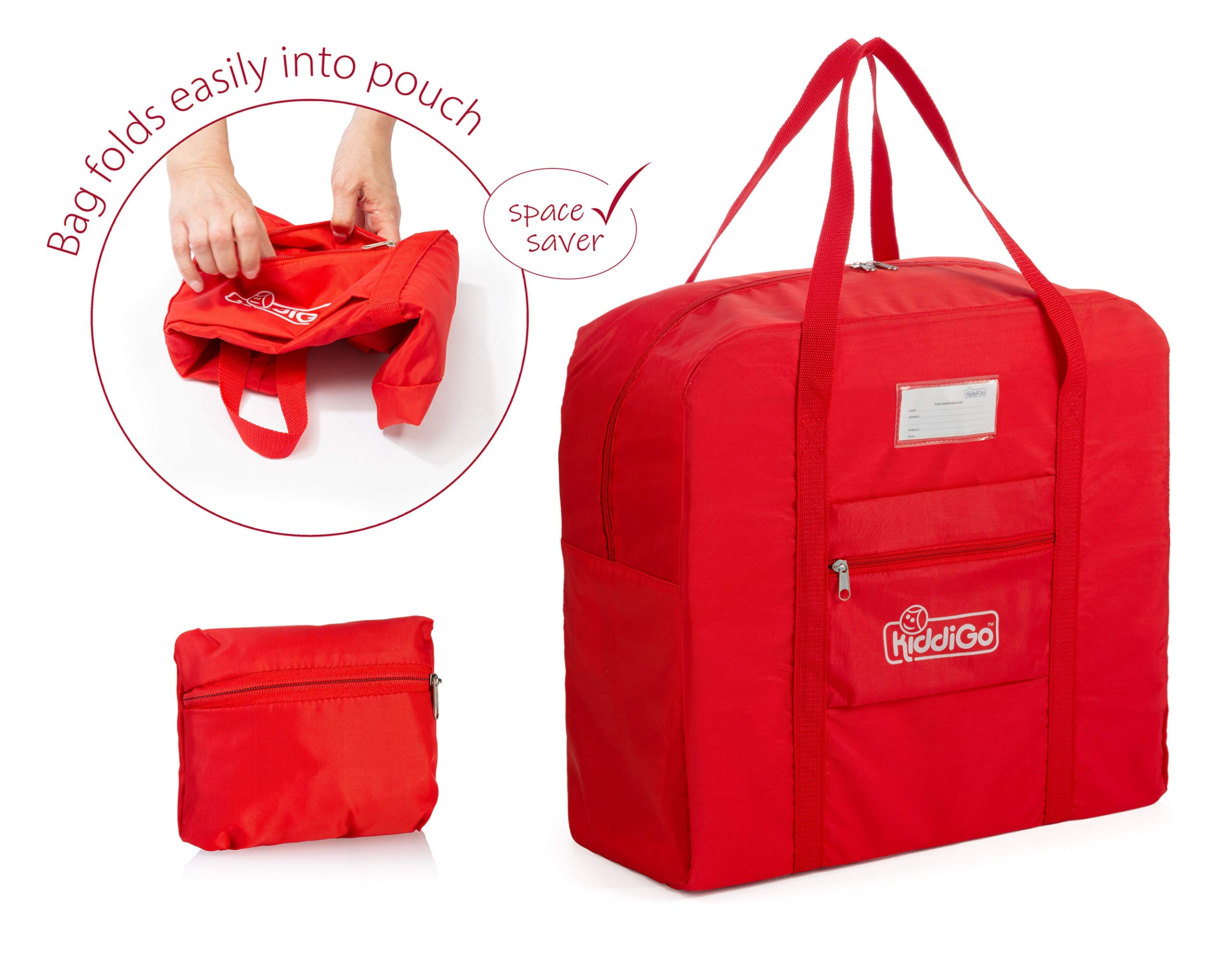 Kiddi Go Backless Booster Seat Bag (Red)