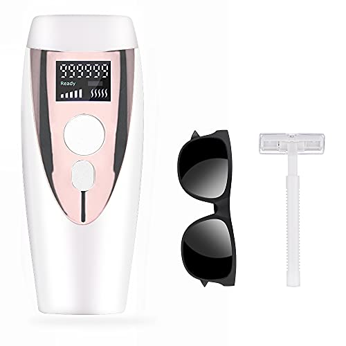 Keuiogo IPL Hair Removal 999,999 Flashes Painless Permanent Laser Hair Removal for Armpits Legs Arms Face Bikini line Hair Remover Home Travel Device