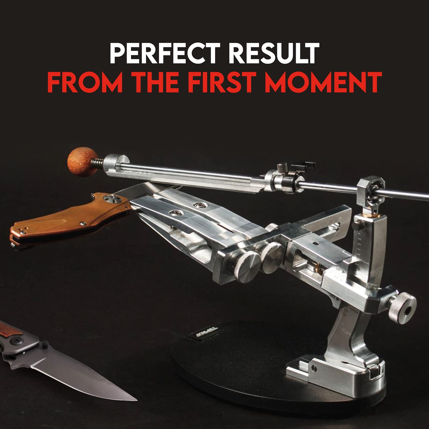 Kadet Kit Sharpening System, Knife Sharpener, Knife Sharpening Kit for Hunting, Folding and Pocket Knives, Compact Knife Sharpening Device - TSPROF
