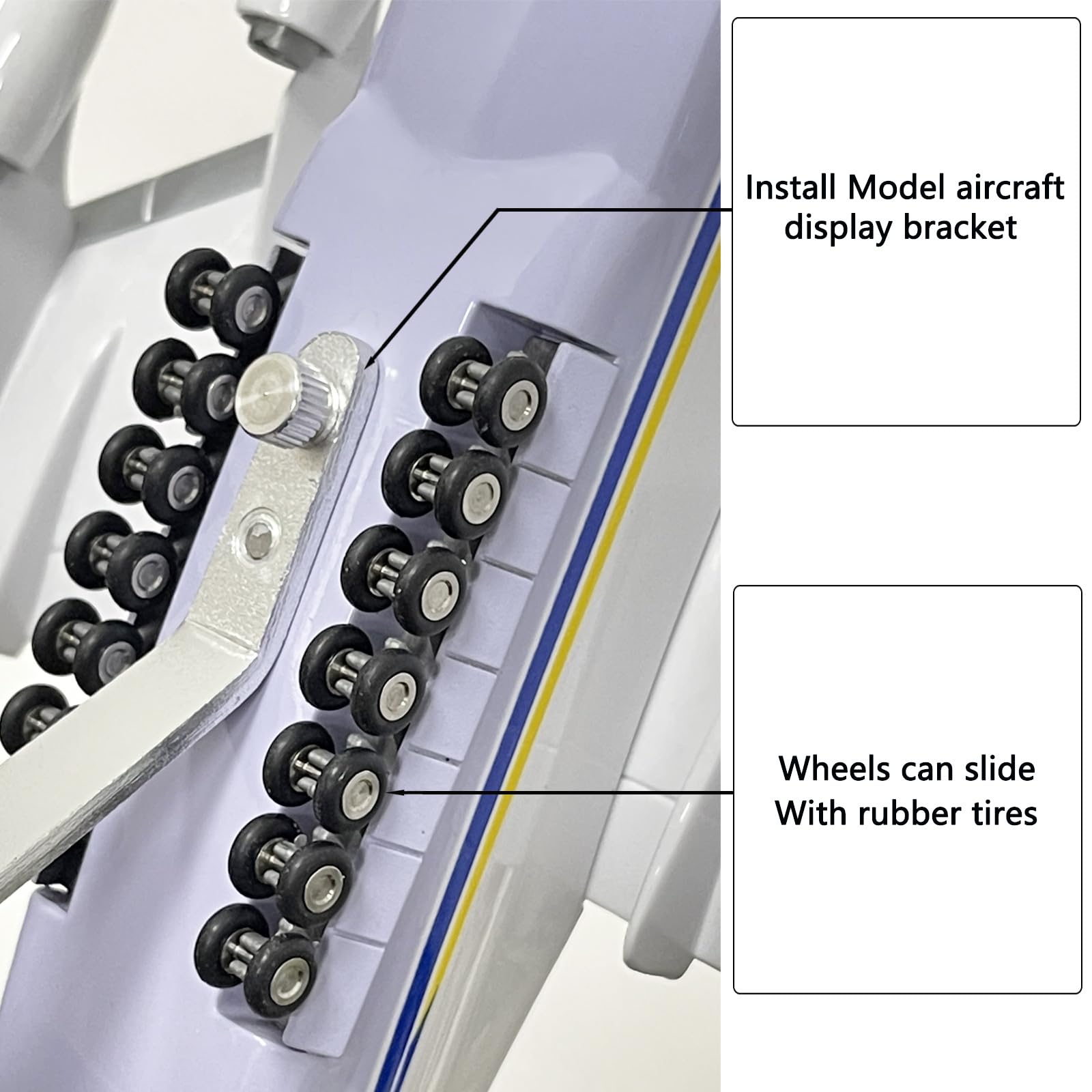 Mahfisj 1:200 Scale AN225 Model Airplane,Openable Cabin, 17-inch Length, Resin Aircraft Model Toy for Gifts and Collections (an225-1)