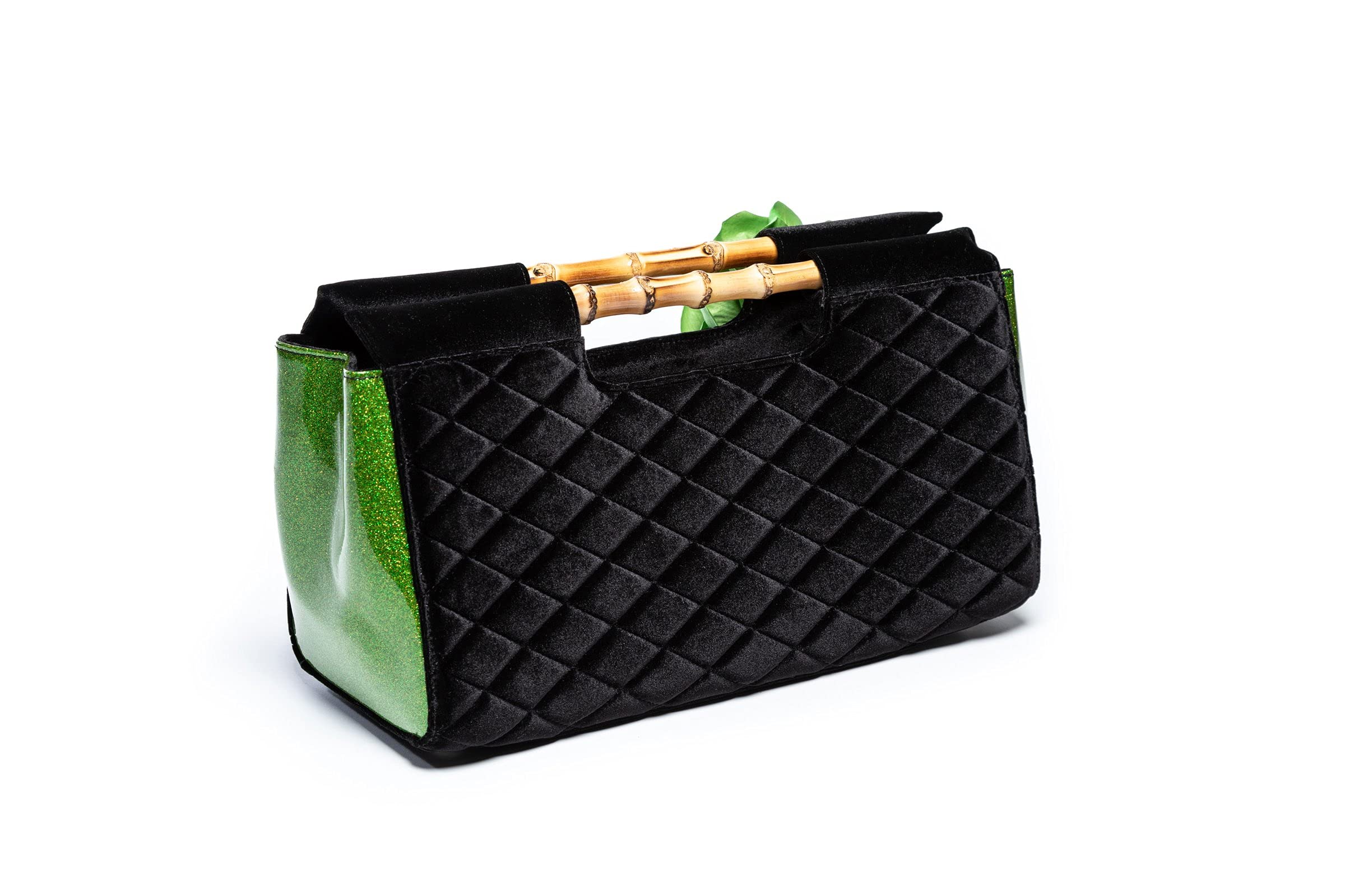 Lux de Ville Velvet Paradise Cluth (Monster Green Sparkle)