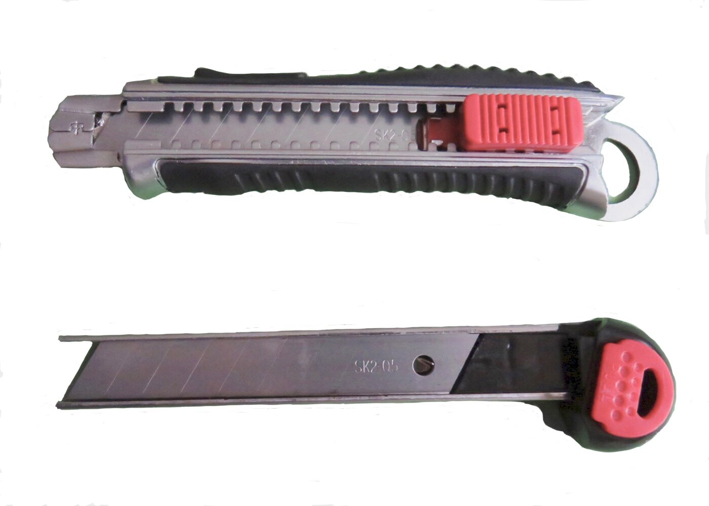 Smithline Heavy-Duty Professional Grade 18mm (3/4 inch) Utility Knife Retractable Razor, Box Cutter, Snap-Off SK2 Blades