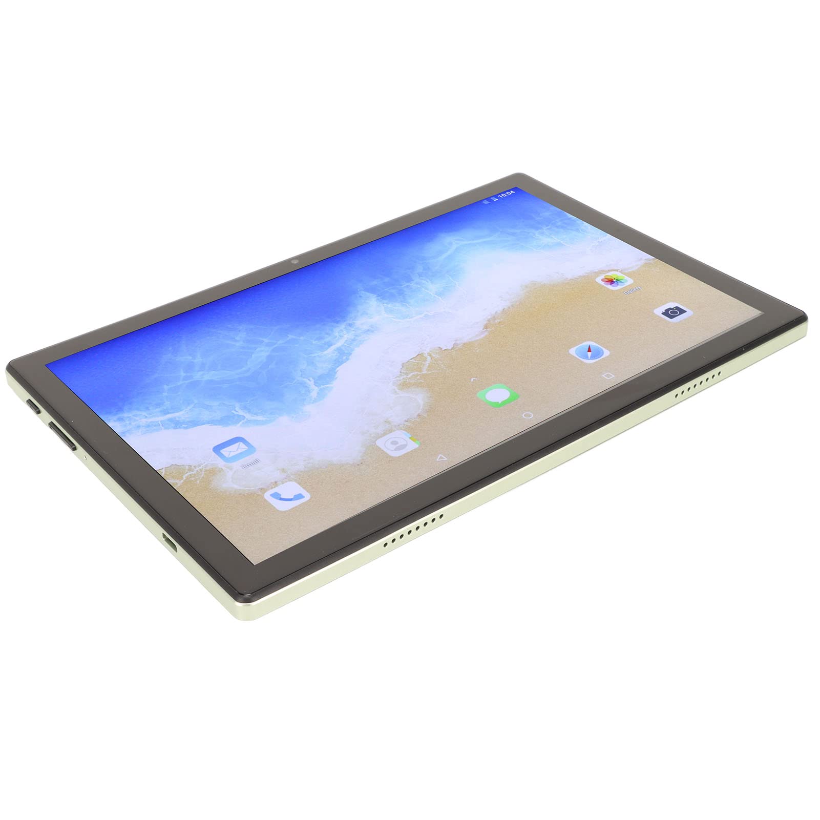 Rongm Octa Core Tablet 128GB 10 Inch IPS Green 100240V Tablet for Travel US Plug