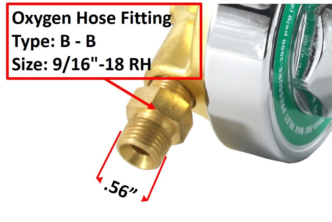 SÜA Oxygen Regulator - Welding Gas Gauges - 25HX Series