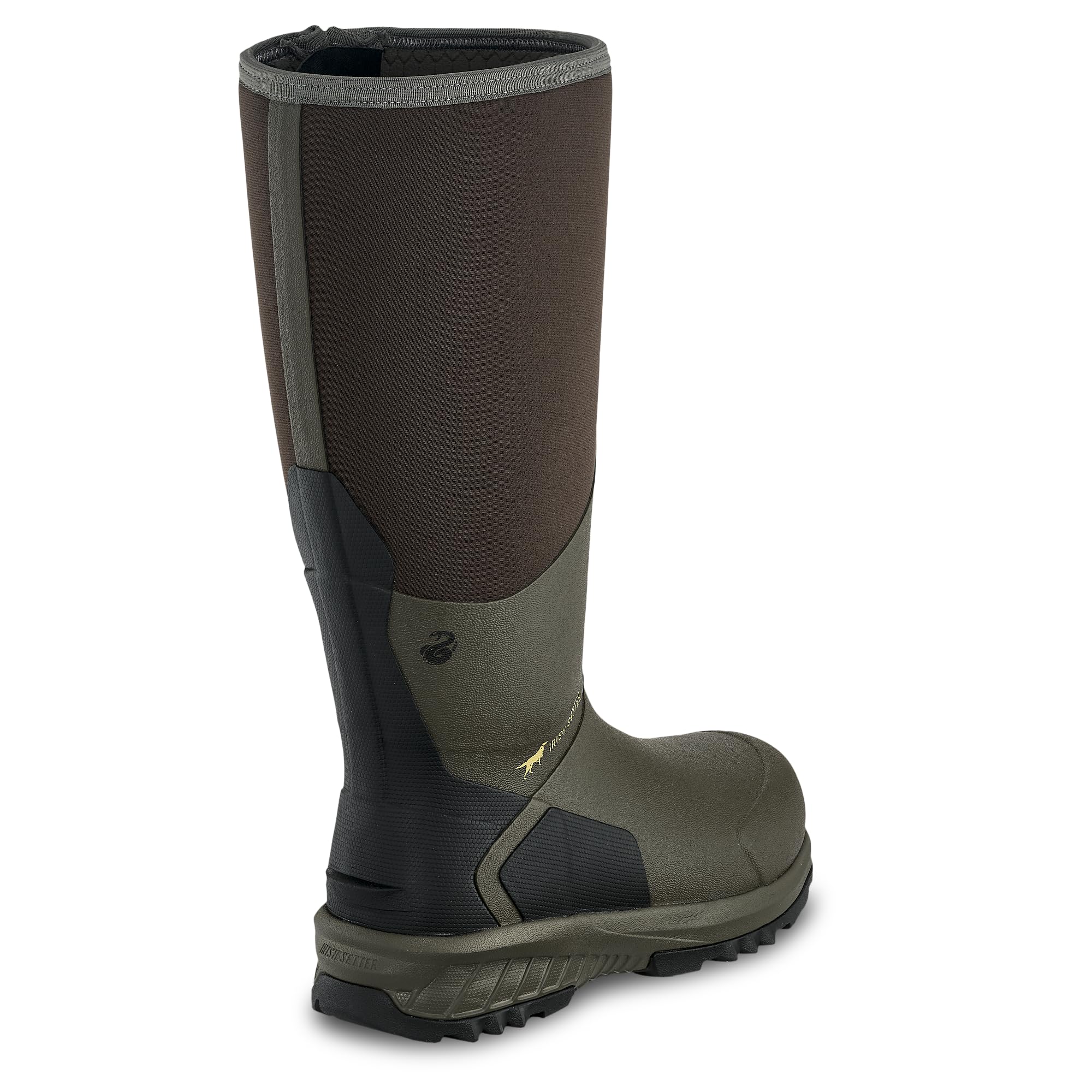Irish Setter, MudTrek, Unisex, 17", Waterproof, Snake Guard, Full Fit, Hunting Boot, Brown, 12 E (Wide)