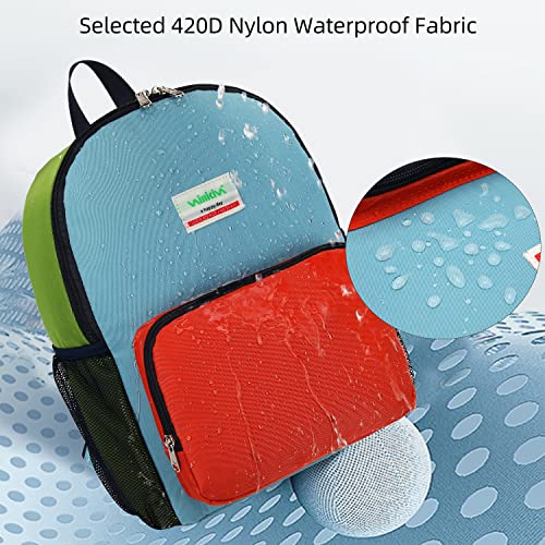 willikiva Waterproof Backpack for School Kids Backpack Bookbag Girls Boys Lightweight Travel Bag (Turquoise)