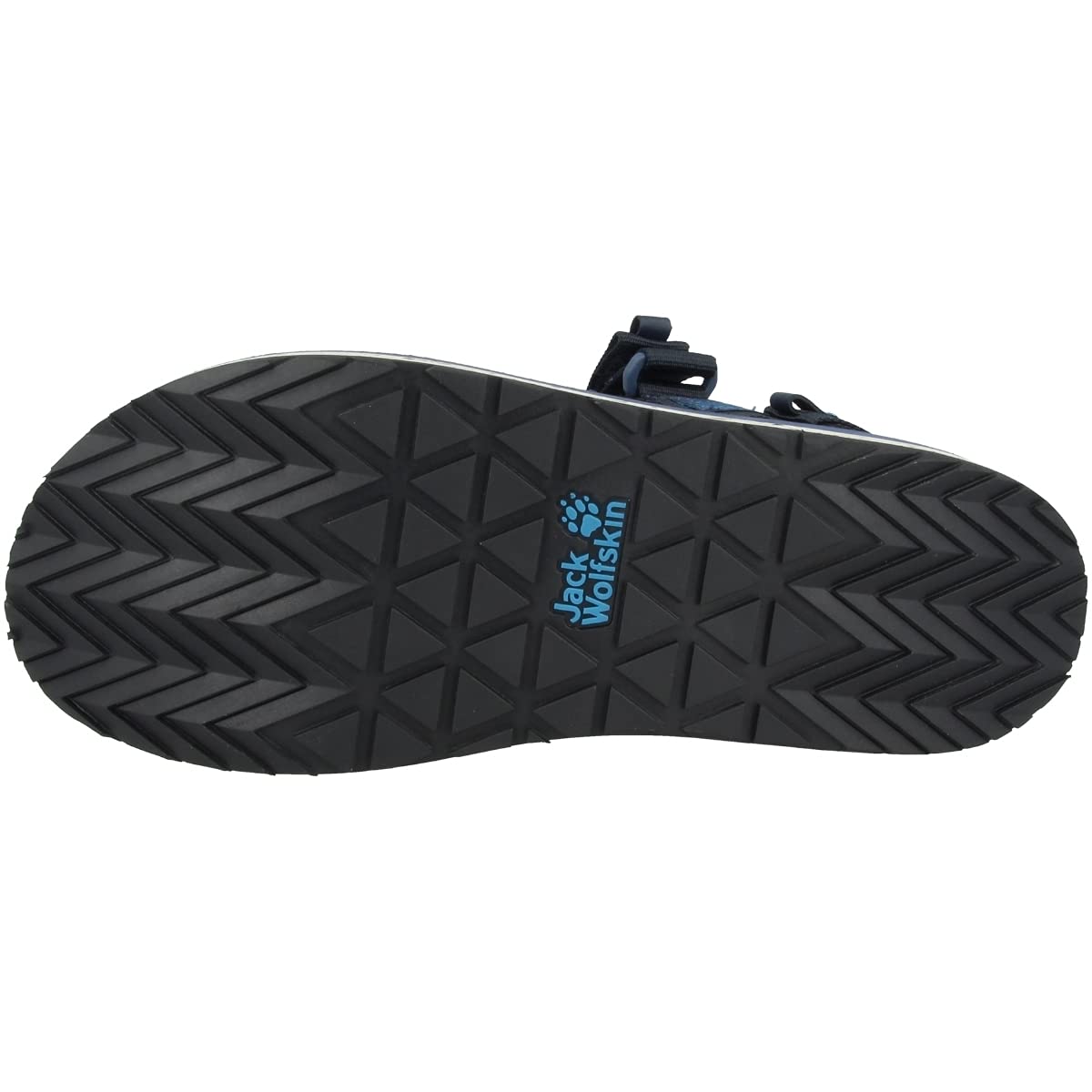 Jack Wolfskin Men's Outfresh Deluxe Sandal Hiking Boot, Dark Blue/Blue, 10