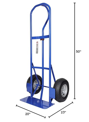 Pro-Lift Hand Truck Heavy Duty - 1000 Lbs Loading Capacity - Industrial Cart Dolly with Vertical Handle - Made in Taiwan