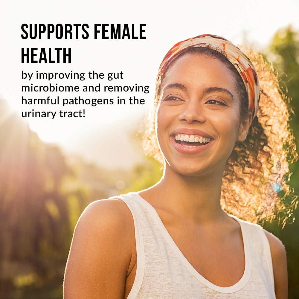 Intelligent Labs Women's Probiotics Formula with Cranberry Extract, D-Mannose and Prebiotics All in one! 6 Billion CFU Probiotic, One Capsule a Day, 2 Months Supply Per Bottle