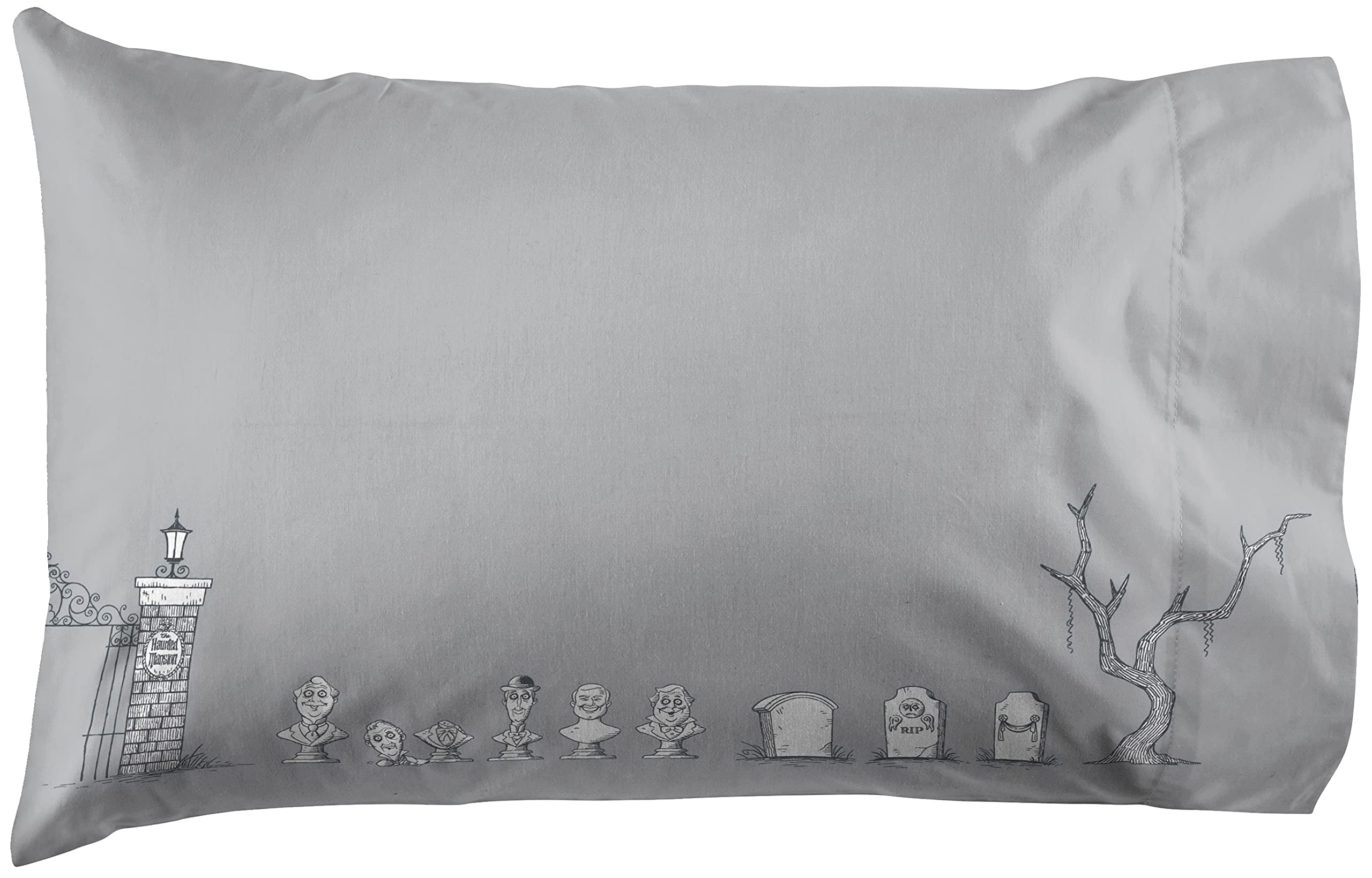 Jay Franco Disney Haunted Mansion Happy Haunts queen Sheet Set - 4 Piece Set Super Soft and Cozy Kid’s Bedding - Fade Resistant Microfiber Sheets (Official Disney Product)