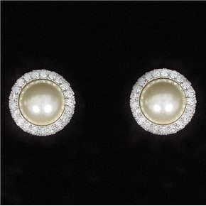 Jackie Kennedy Classic Pearl Earrings (Pierced)