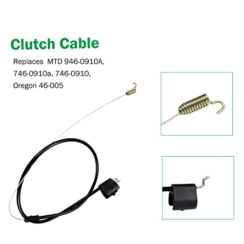 POSFLAG 753-0613 Snowblower Auger Kit with 731-1033 Sheave Plate 954-0101A Drive Belt 954-04032B Drive Belt 946-0910A Clutch Cable Replaces 721-0287, 731-0780, 931-0782A for MTD Snowblower Parts