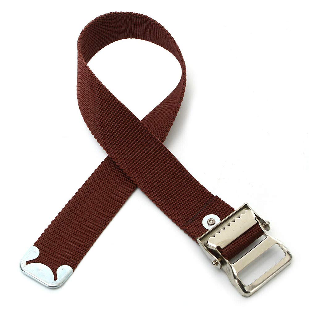 Leg Band Strap, Adjustable Comfort Drywall Home Improvement Stilts Firm Leg Band Straps Loop for Men and Women, Replacement Part for Stilts, Brown