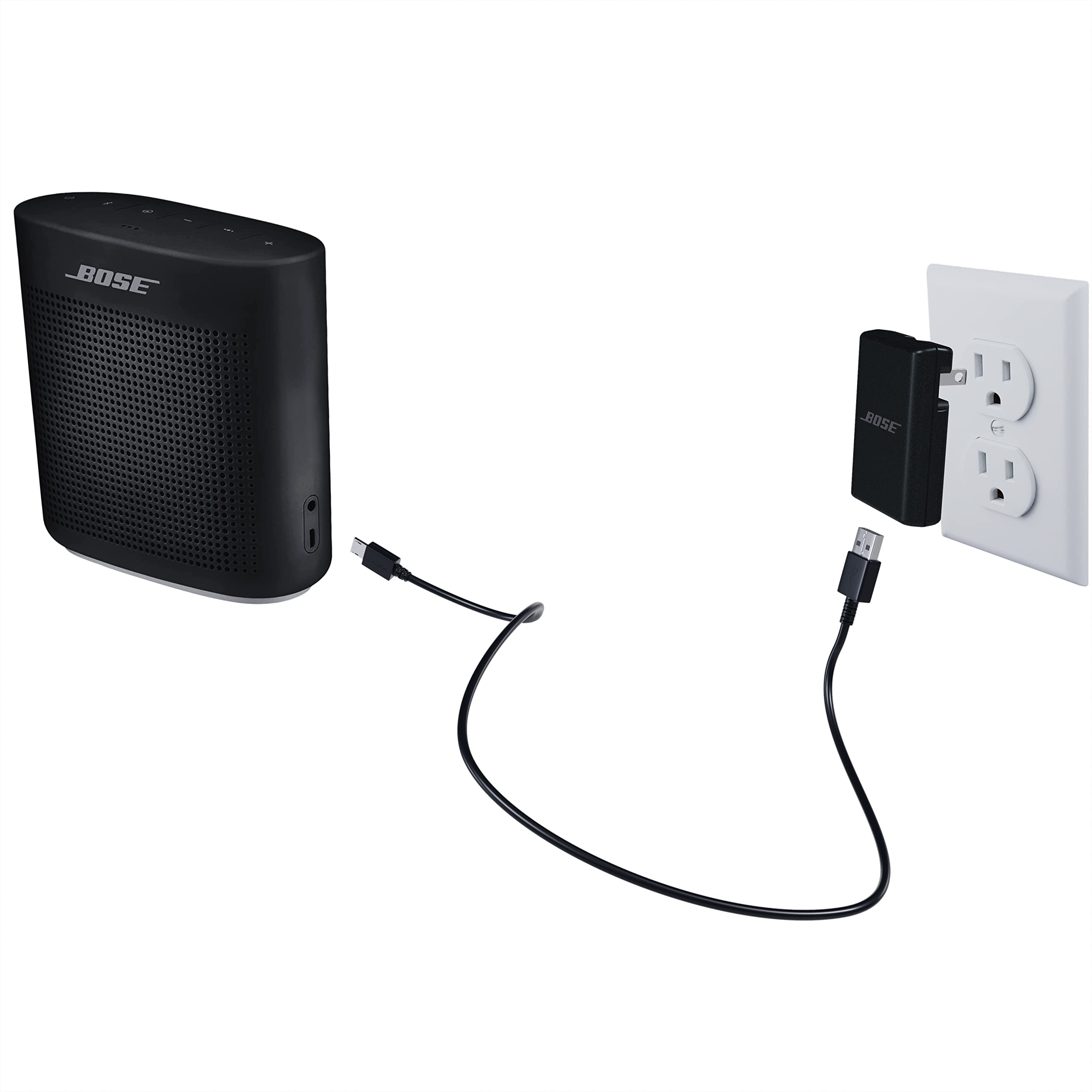 Product Journey Bose SoundLink Charger Micro USB Charging Adapter Cable Power for Bose Revolve Plus/Color, QuietComfort 35 SoundLink Headphones II, SoundLink Revolve Charger