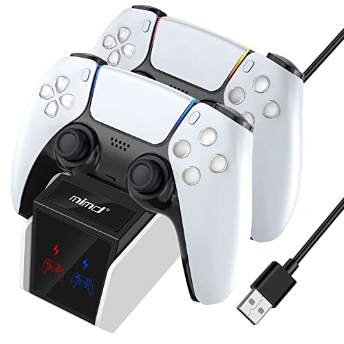 PS5 Controller Charger Station,Fancy Buying PS5 Charging Station, Dual Controller Charging Stand for Playstation 5, Docking Station Replacement for DualSense Charging Station