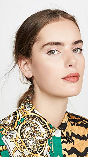 Kate Spade New York That Sparkle Pave Huggies, Clear/Gold