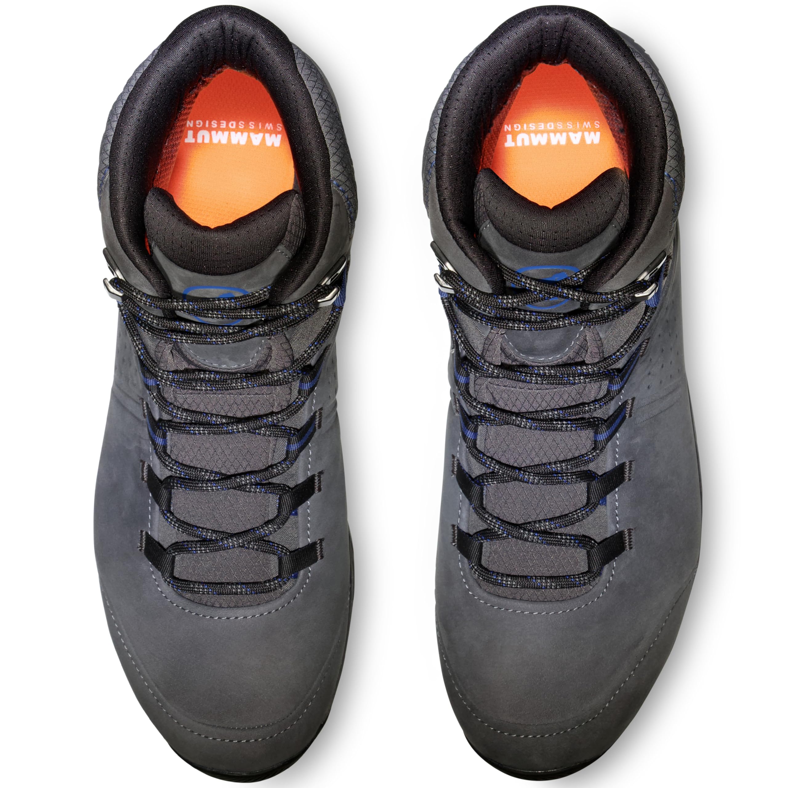 Mammut Men's Mid-Top Walking Boots, Dark Titanium Black, 9