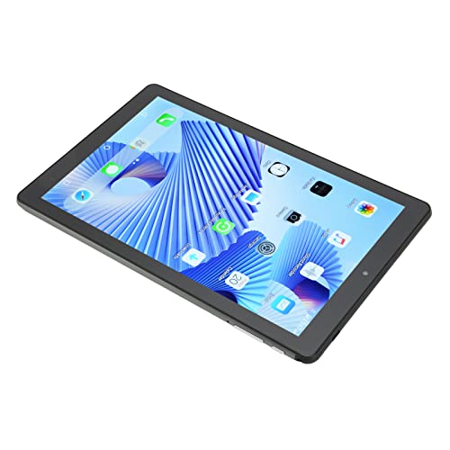 Shanrya Grey Tablet, 3 Card Slot 5G WiFi 4GB RAM 64GB ROM Octa Core CPU 10.1 Inch Reading Tablet for Study (US Plug)