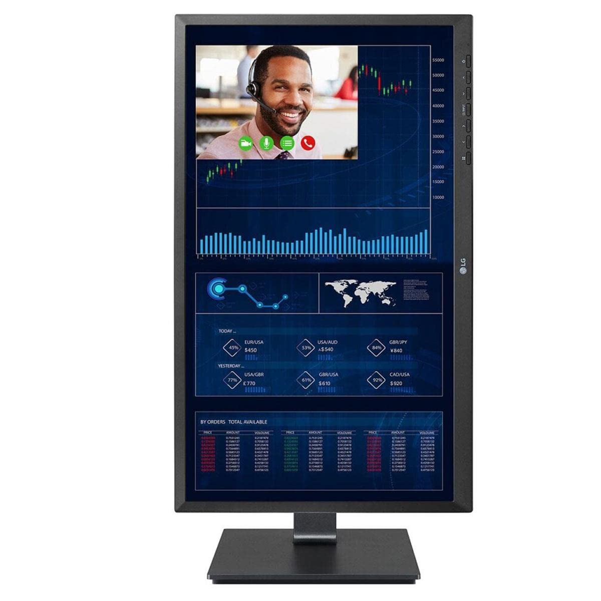 LG 24CN650N-6N 24β FHD IPS TAA All-in-One Thin Client with Quad-core Processor, Built-in FHD Webcam & Speaker