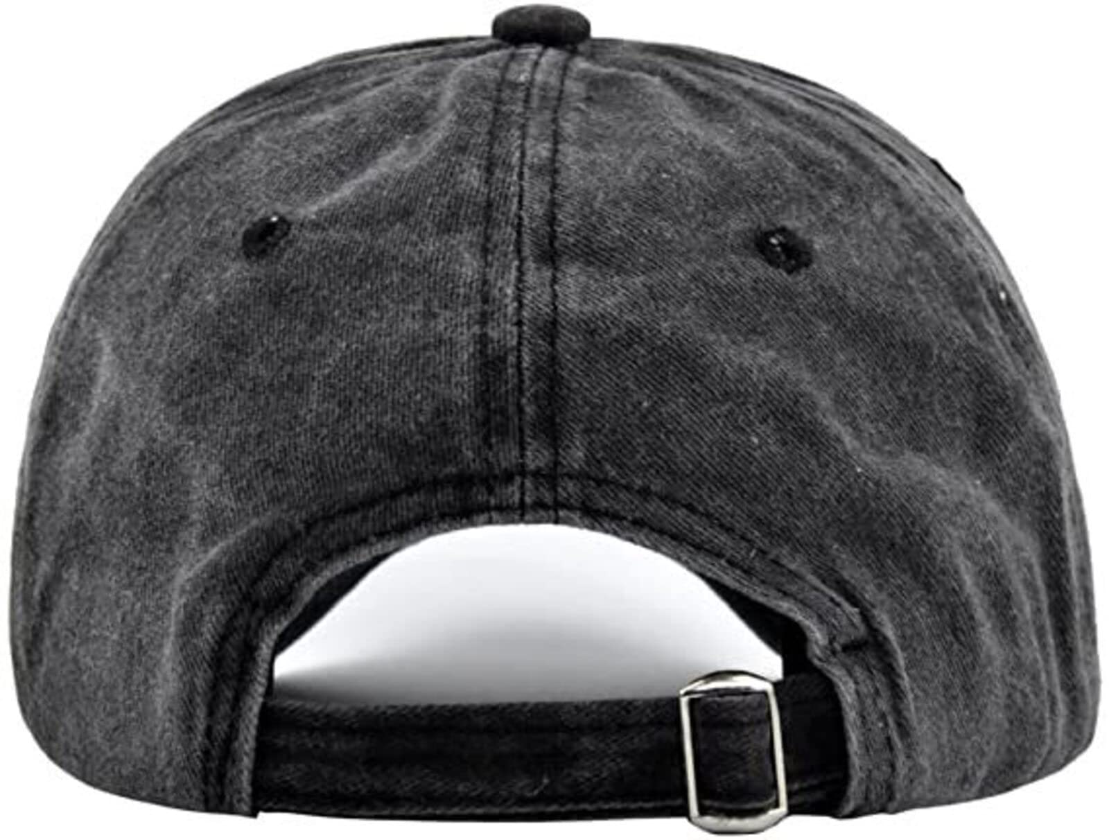 Los Angeless Baseball Cap Cotton Adjustable Low Profile Strapback Washed Vintage Distressed Denim Sun Dad Hat for Men Women Gray