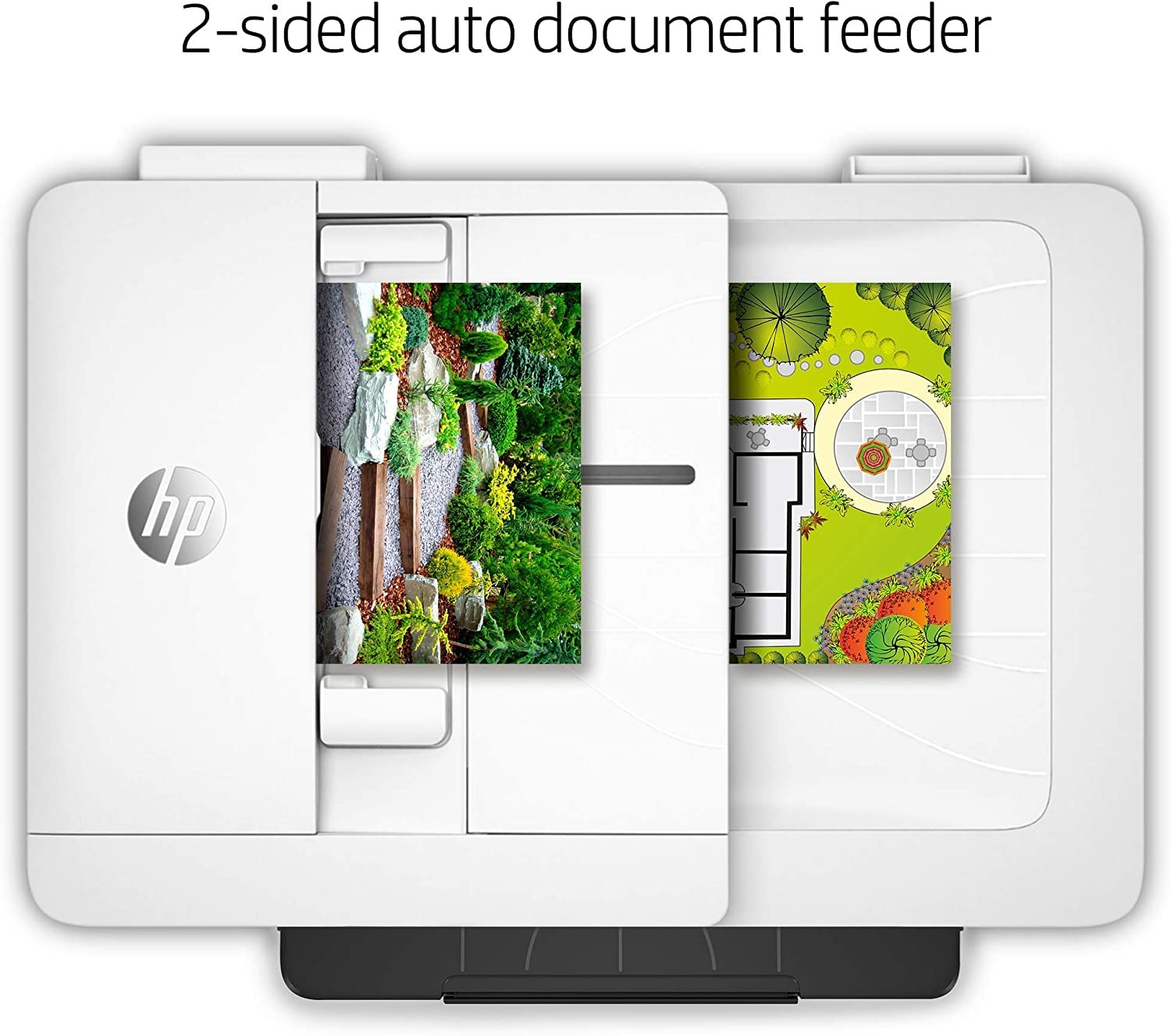 HP OfficeJet Pro 7740 Wireless Laser All-in-one Printer, Print Scan Copy Fax, Auto Duplex Printing, 2.65 Inch Color Touchscreen, 34 ppm, 250-Sheet, 35-Sheet ADF, Bundle with JAWFOAL Printer Cable