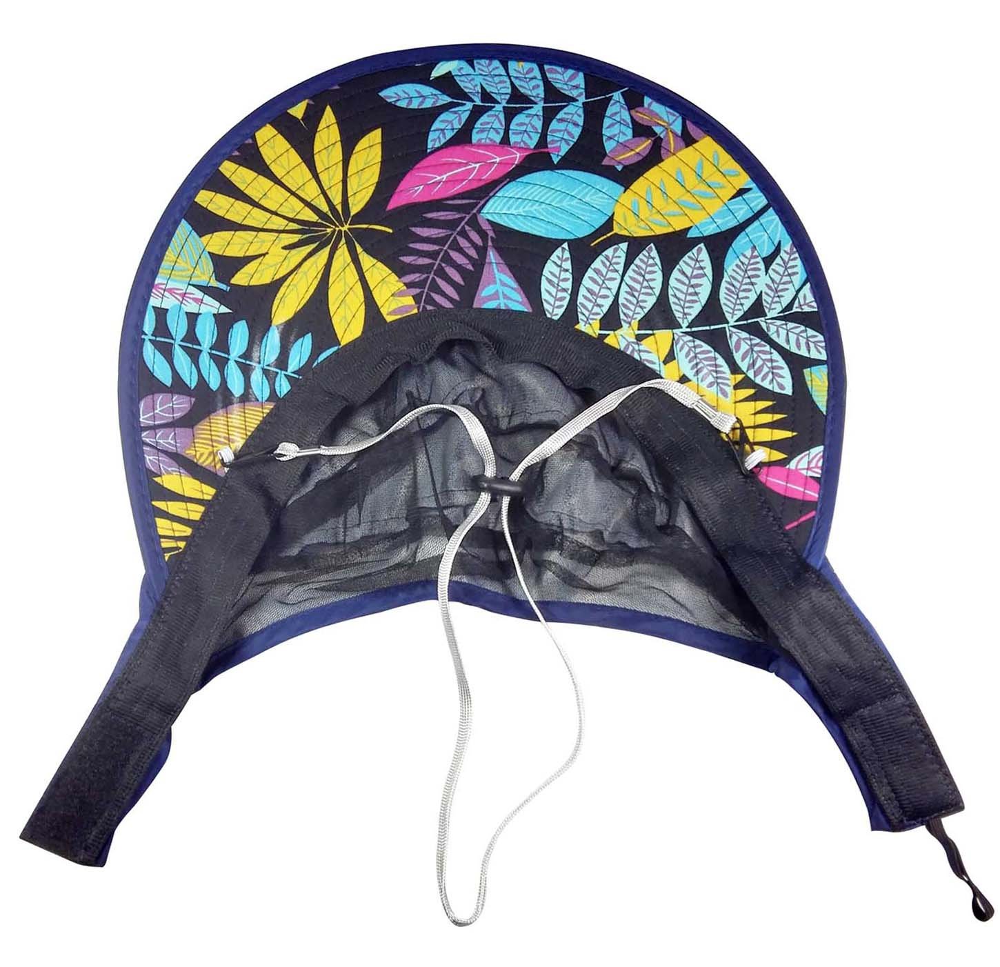 HINDAWI Sun Hats for Women Sun Hat Wide Brim UV Protection Summer Beach Foldable Visor Navy